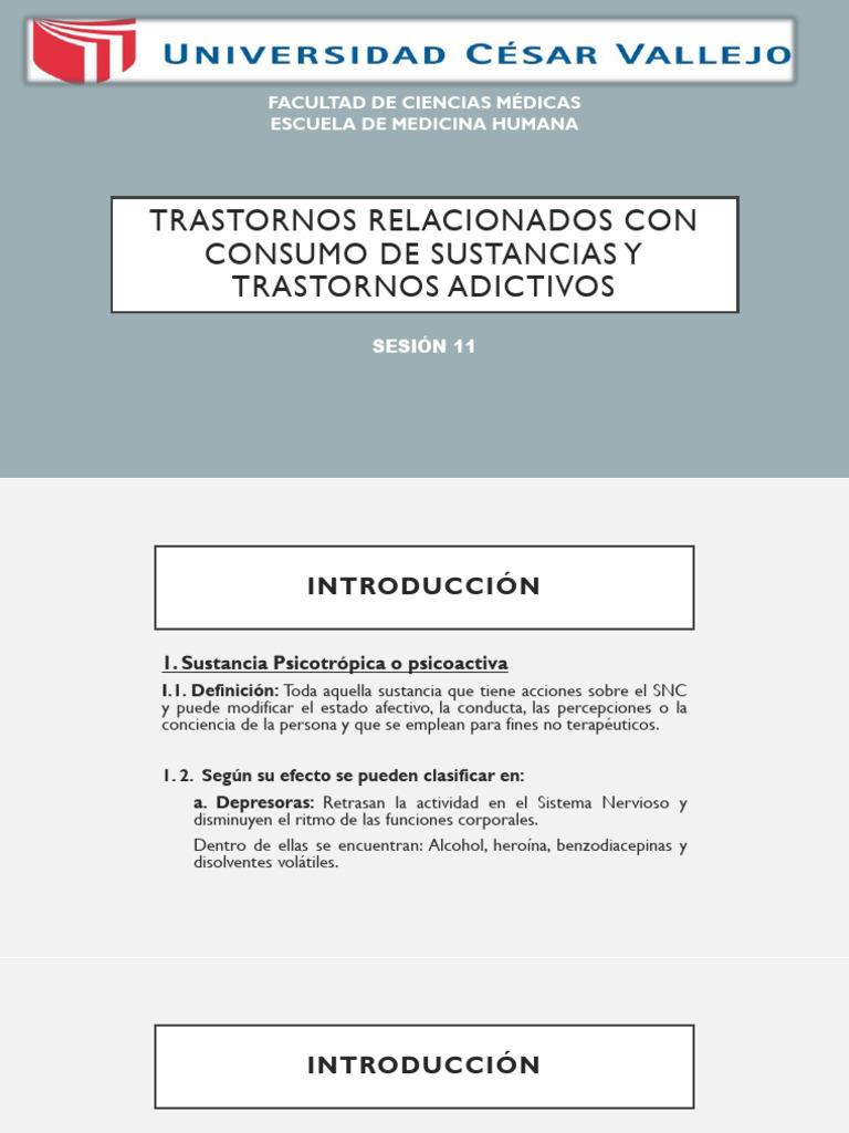 Sesion 11 | PDF | La dependencia de sustancias | Despachador de drogas
