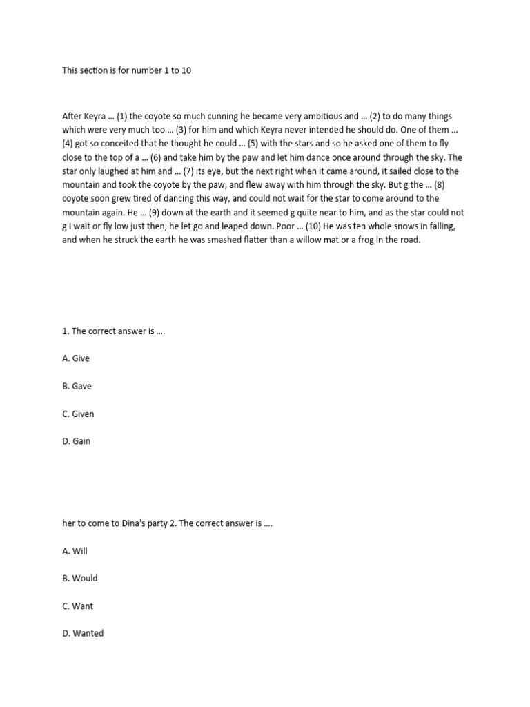 Contoh Soal English | PDF