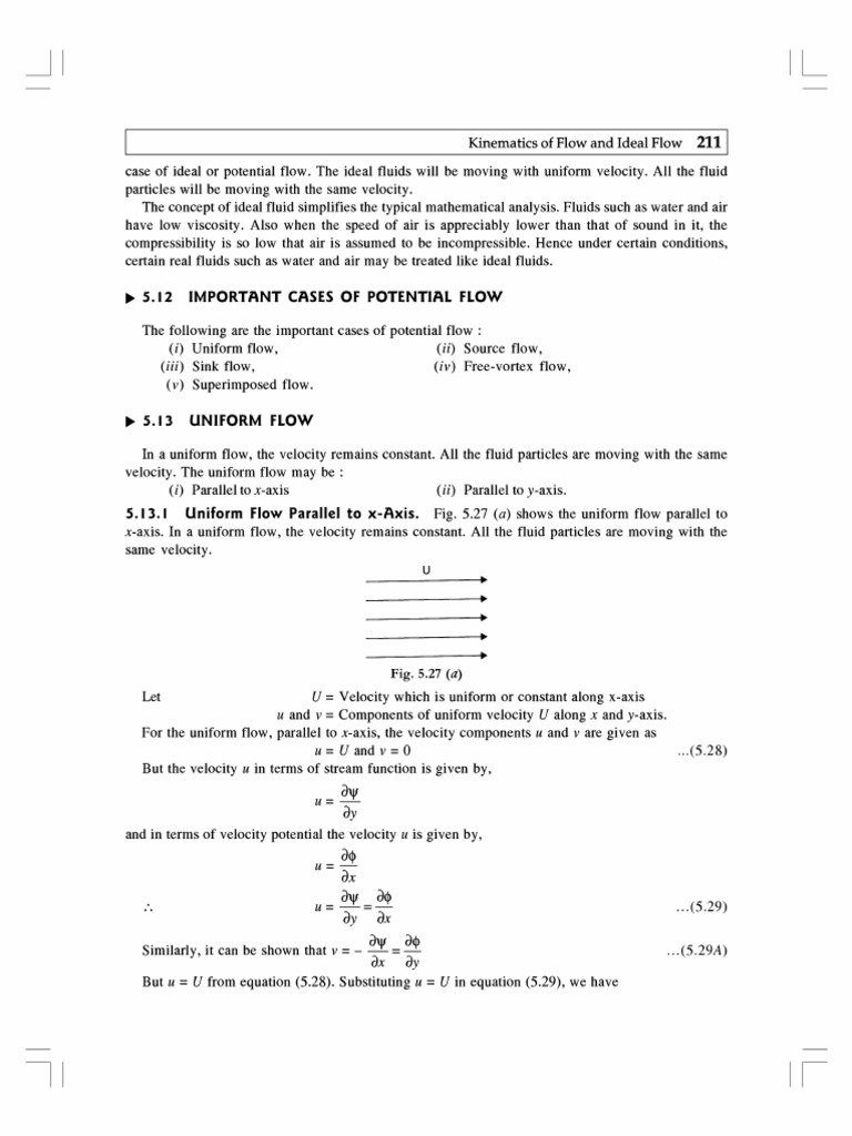 Potential Flow Elementsmn | PDF