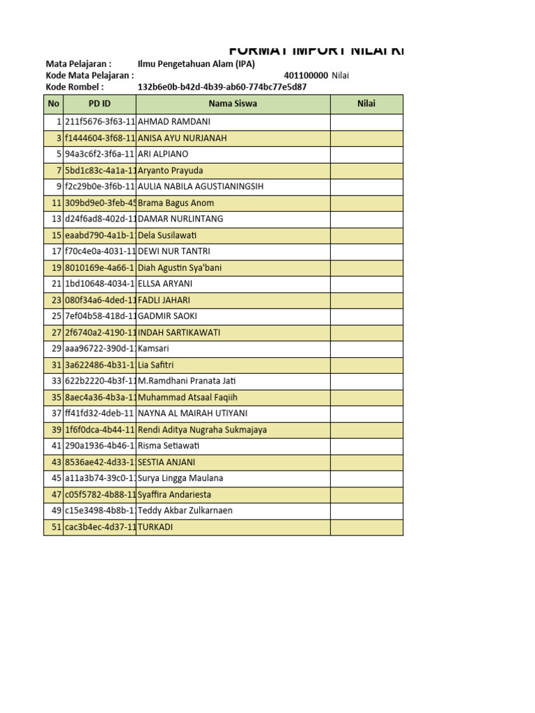 F KD Sum Ilmu Pengetahuan Alam (IPA) 8B | PDF
