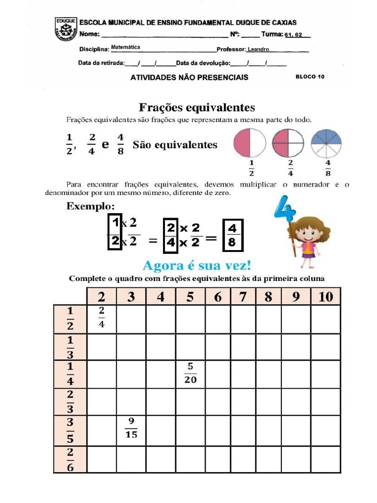 Operações Com Frações | PDF