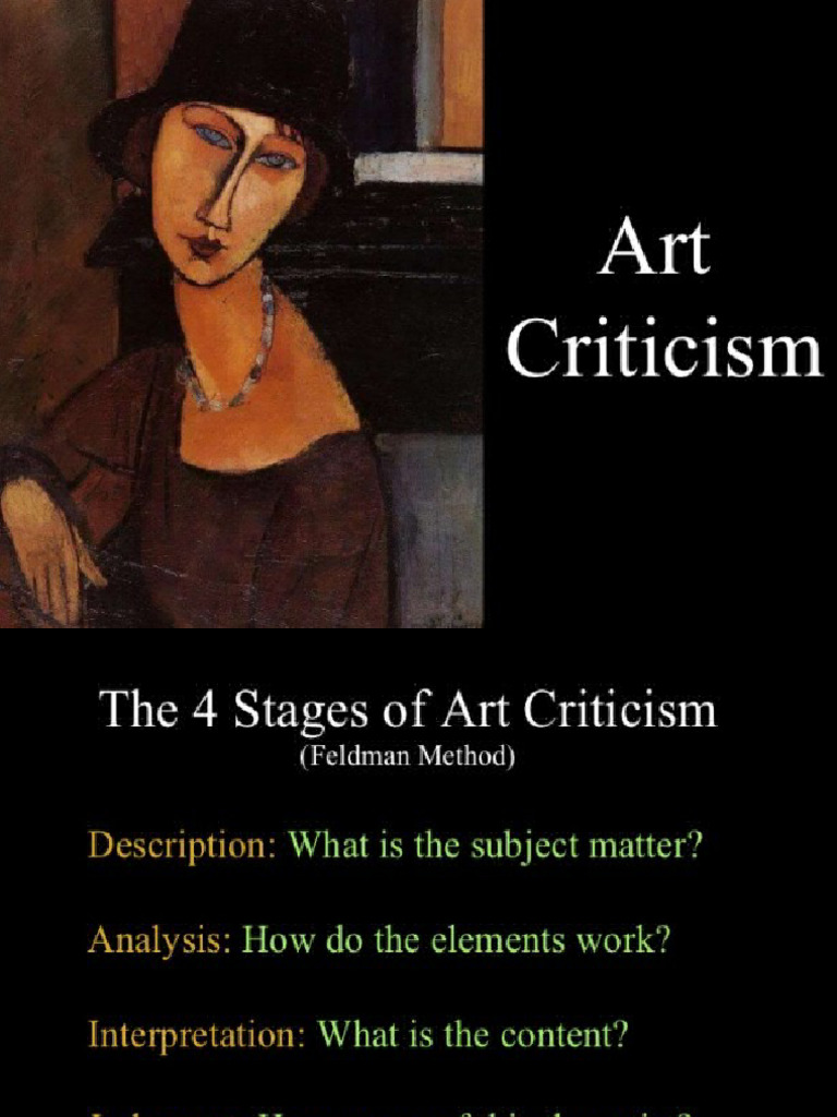 Arts Criticism | PDF