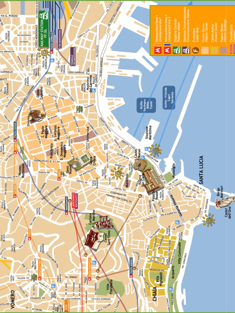Naples Tourist Attractions Map | PDF