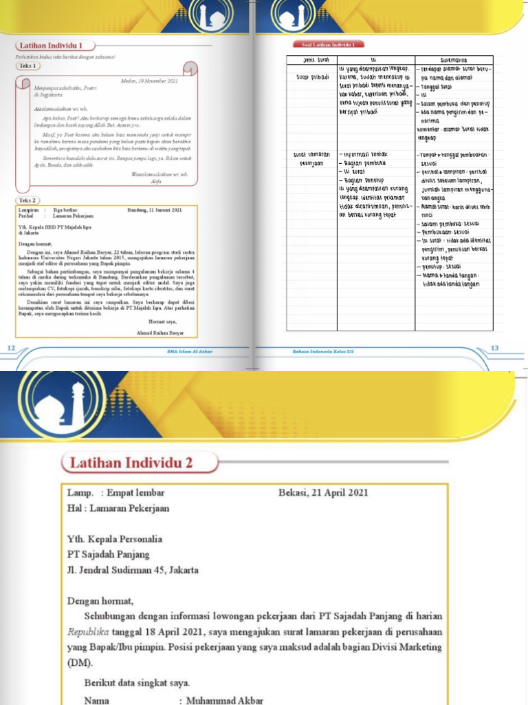 Najwa Fathimah - Ebook Al Azhar Latihan Mandiri 1,2, Uji Kompetensi & Essay | PDF