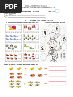 Evaluación de Español Primer Grado | PDF | Artes del Lenguaje y ...
