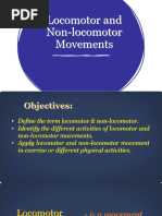 Locomotor and Non Locomotor Movements | PDF