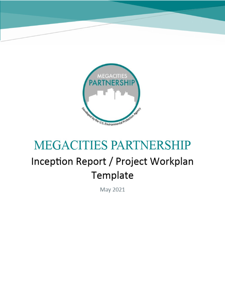 06 Inception Report and Workplan Template | Download Free PDF | Needs ...