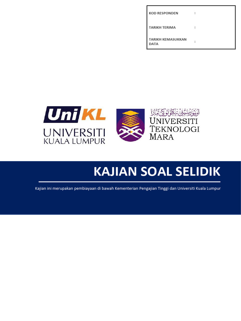 Fyp 2023 Questionnaire v5 (15082023) Final 170823 | PDF
