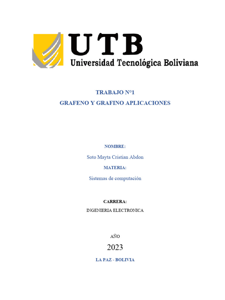 Aplicaciones del Grafeno y Grafino | PDF | Tecnología