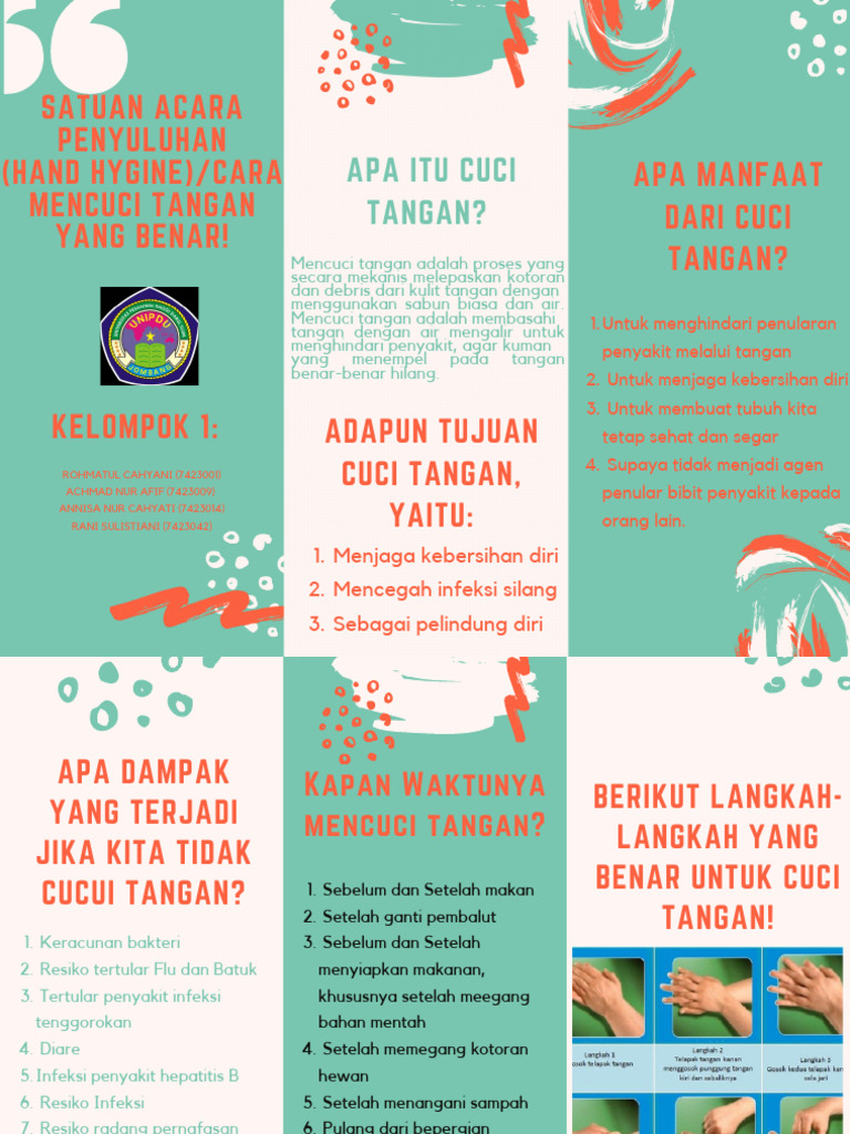 Leaflet Hand Hygine Kel 1 Nakula | PDF