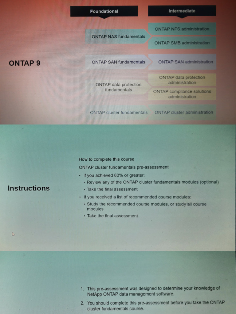 ONTAP Clusters Fundamentals | PDF