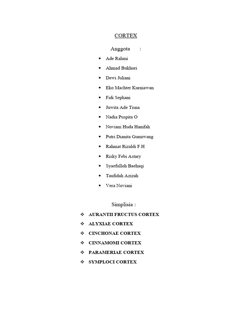 Cortex PDF Free | PDF