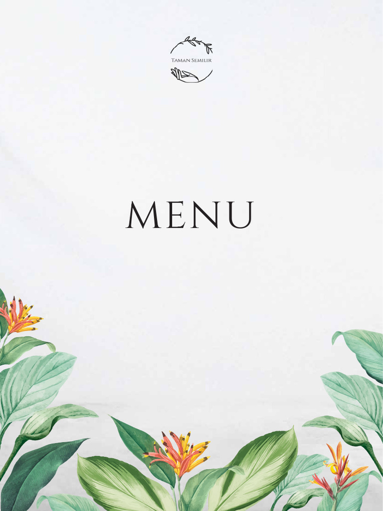 Menu Taman Semilir Feb 2023 | PDF