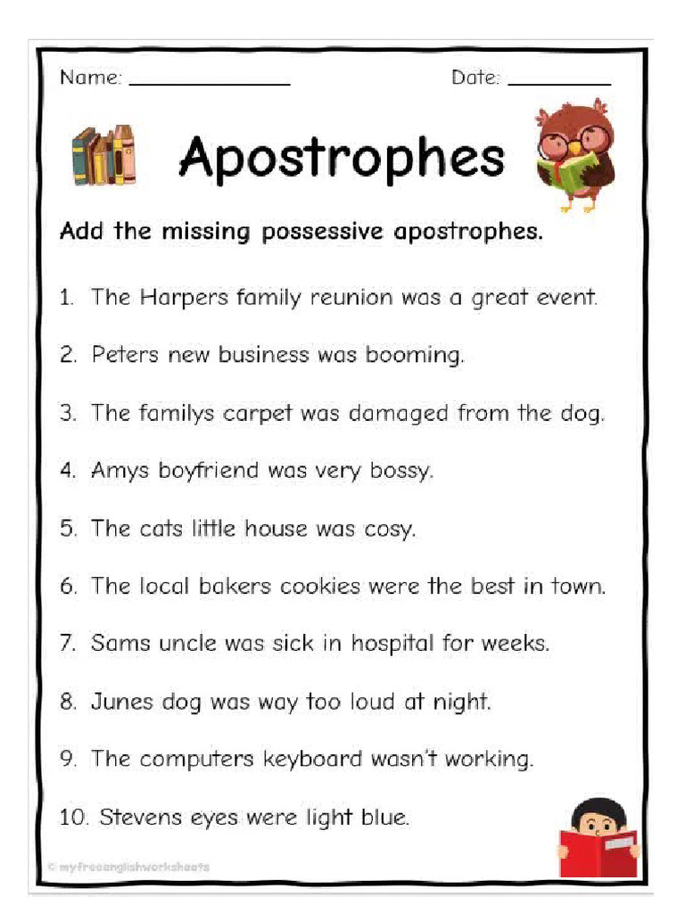Apostrophe | PDF