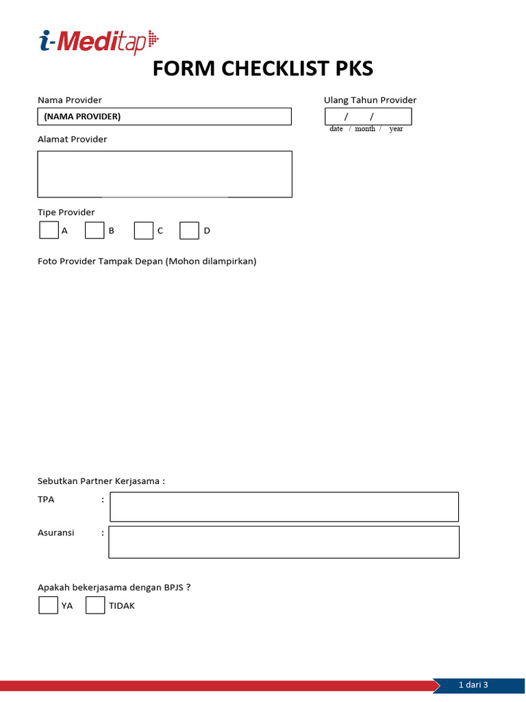 Form Checklist RS | PDF