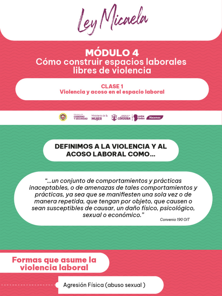 Módulo 4 - CLASE 1 1 | PDF | Acoso sexual | Violencia