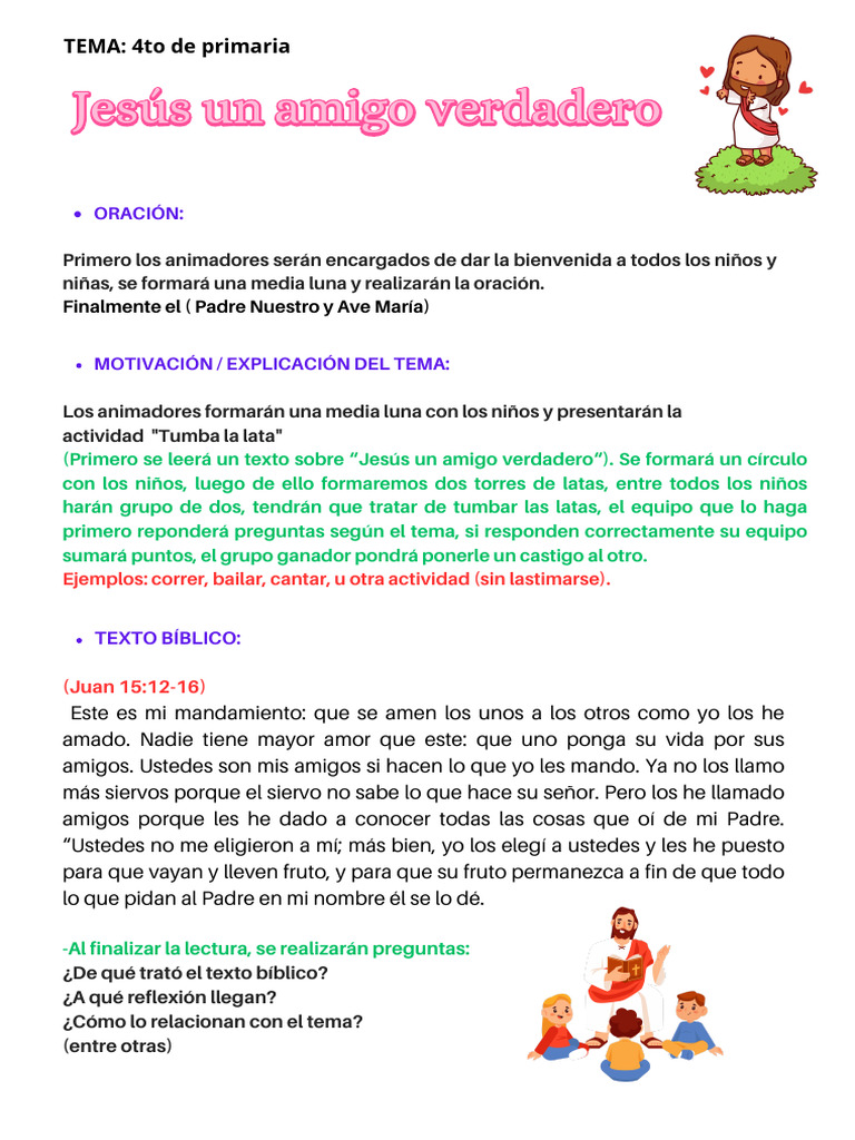 Jesús Un Amigo Verdadero Pdf