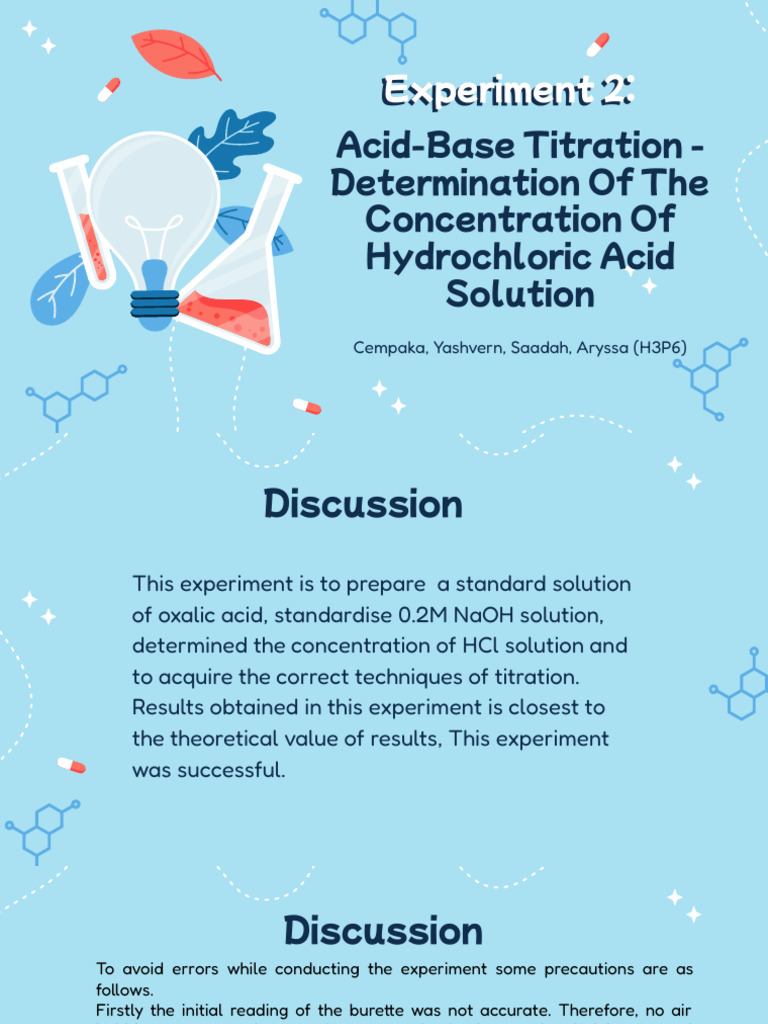 Experiment 2 - Chemistry | PDF