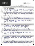 C Programming Handwritten Notes | PDF