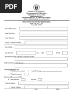 DepEd Individualized Education Plan Template | PDF | Individualized ...