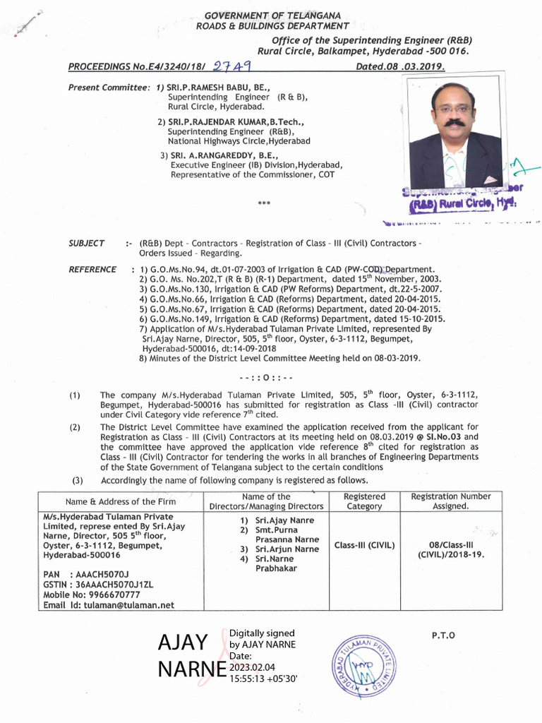 1.class III Civil Certificate | PDF | Government | Justice