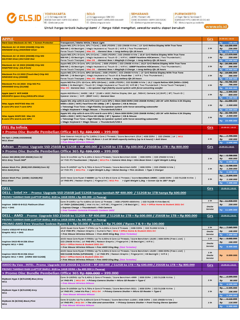 ELS 25 September 2023 | PDF