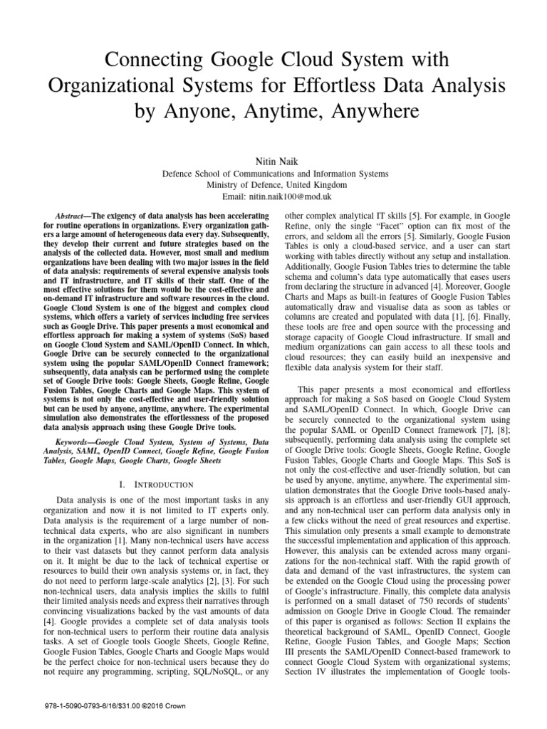 Google Cloud | PDF | Cloud Computing | Computing