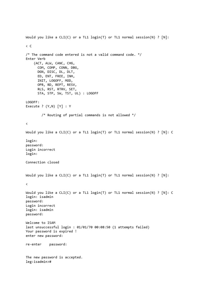 ISAM CLI Configuration and Management | PDF | Information Technology Management | Information ...