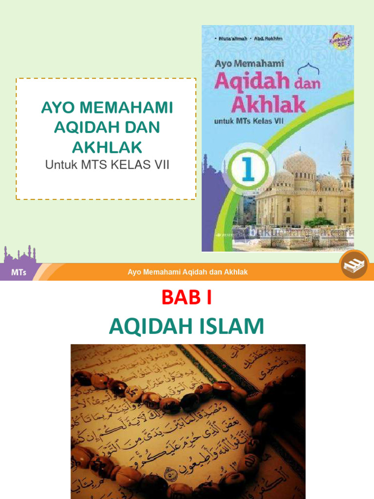 Materi Ajar Akidah Akhlak | PDF