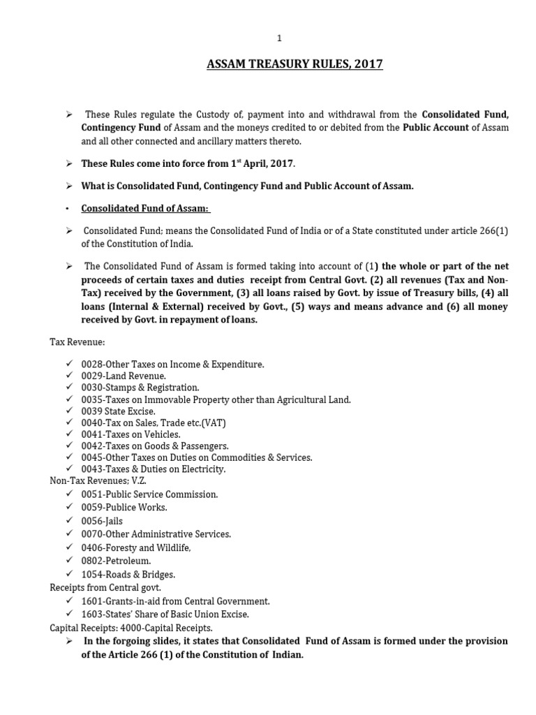 Treasury Rules | PDF | Banks | Appropriation Bill