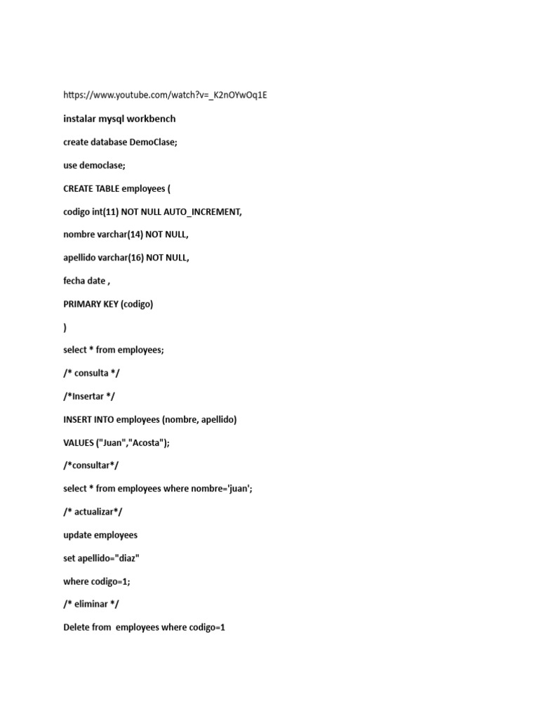 Instalar Mysql Workbench | PDF | SQL | Modelo de datos