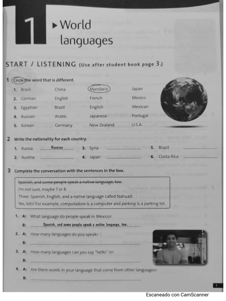 B1. 1 Workbook Unit 5 Material | PDF