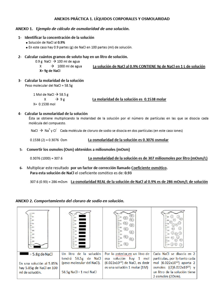 Anexos y Solución Tyrode | PDF