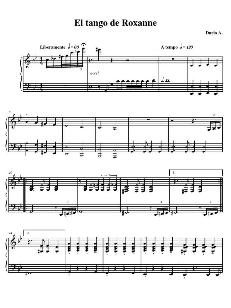 El Tango de Roxanne | PDF