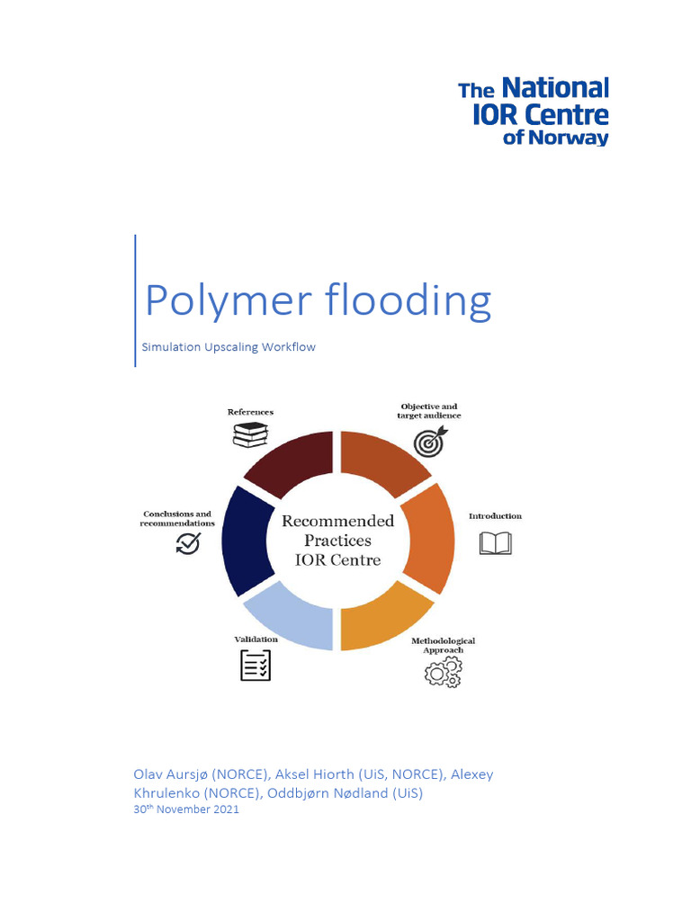 RP 06 - Polymer Flooding - Simulation Upscaling Workflow | PDF
