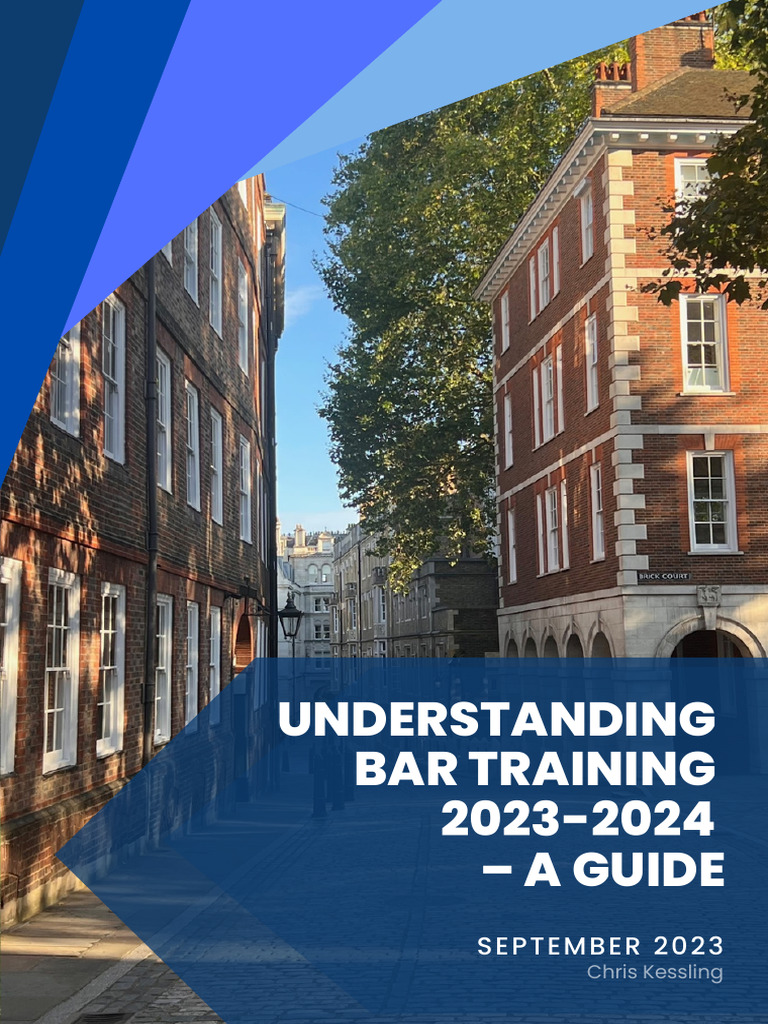 Understanding Bar Training 2023-2024 - A Guide | PDF | Barrister