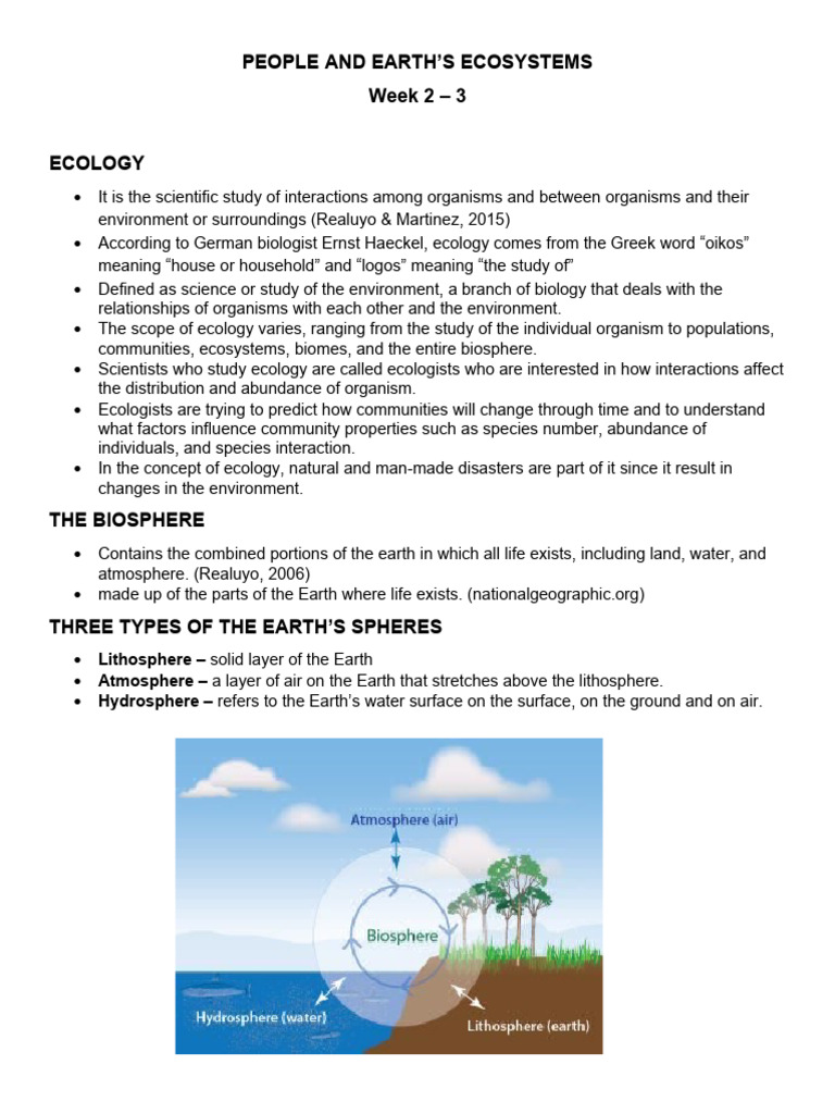 Ecosystem Lesson 1 | PDF | Food Web | Ecosystem