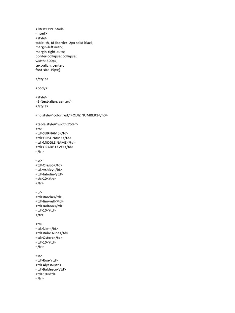 Doctype Html Pdf