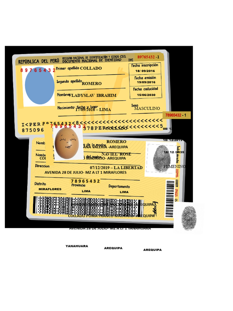 Dni- Huevo Valeria | PDF