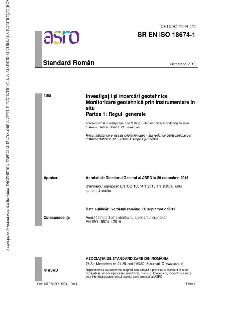 Sr En Iso 18674 1 2015 Pdf Pdf