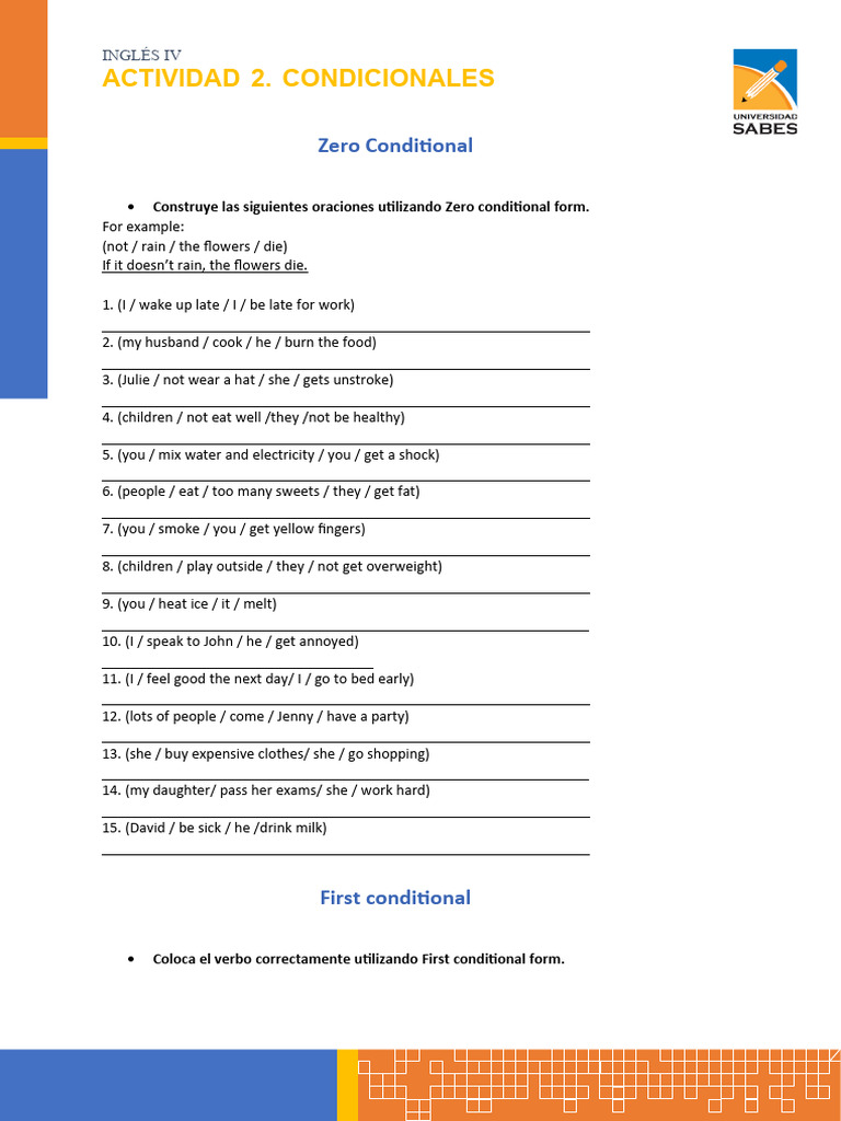 Actividad 2. Condicionales | PDF