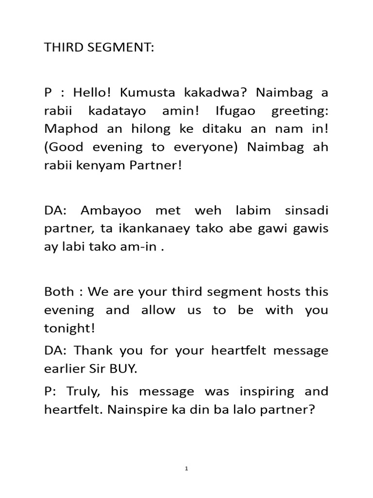 Final Final 3rd Segment | PDF