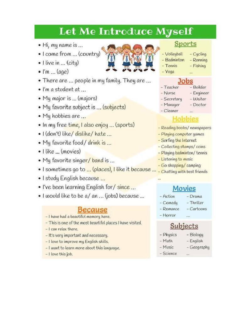 Self Introduction | PDF