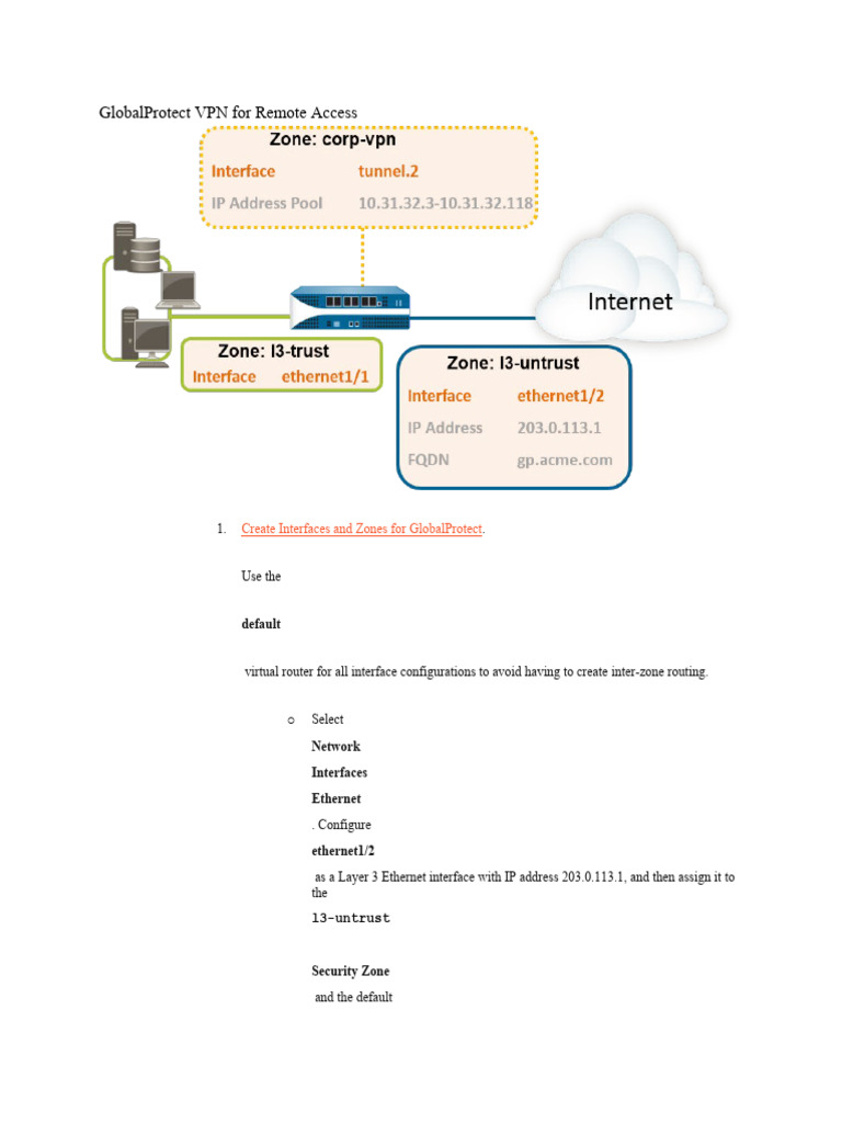 GlobalProtect VPN Configuration Guide | PDF | Virtual Private Network ...