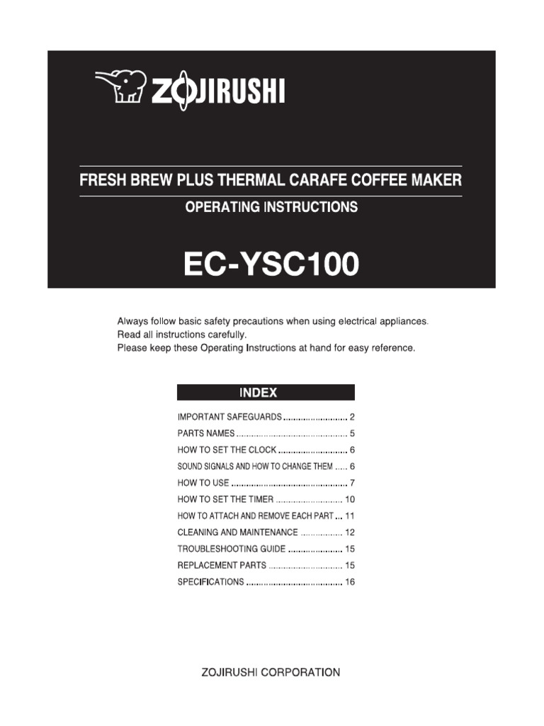 Ec Ysc 100 e | PDF