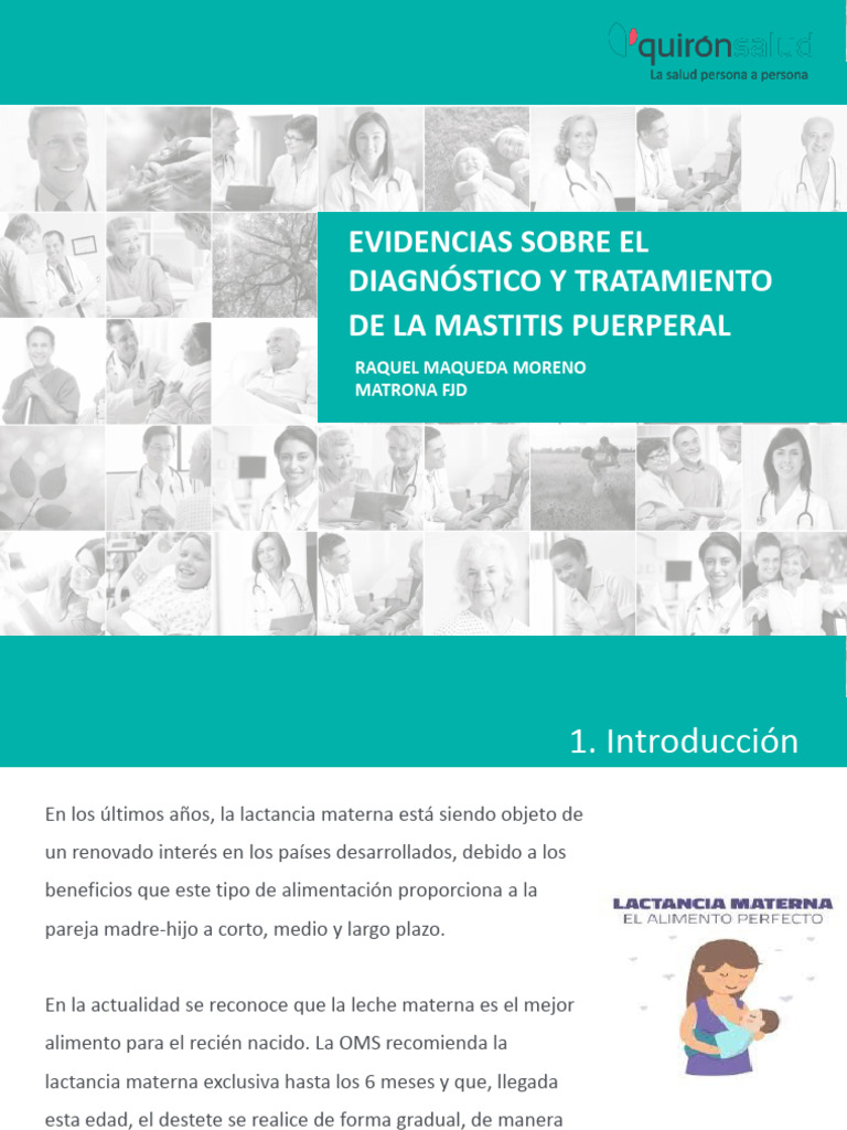 Diagnóstico y Tratamiento de Mastitis Puerperal | PDF | Pecho ...