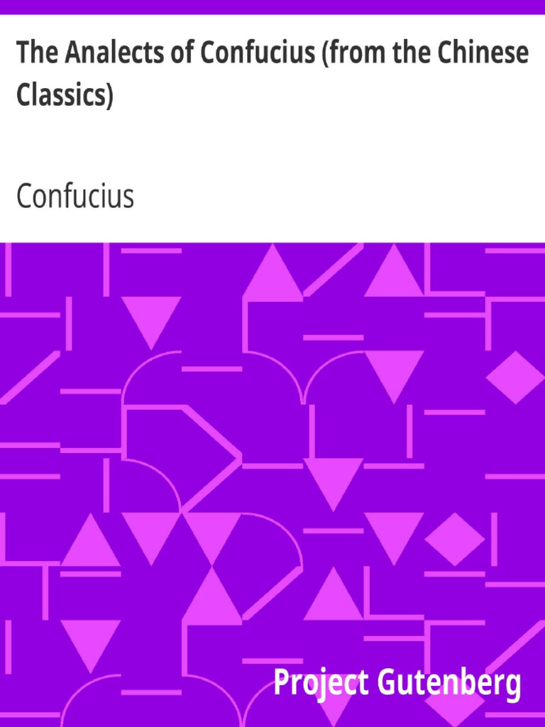 The Analects of Confucius | PDF