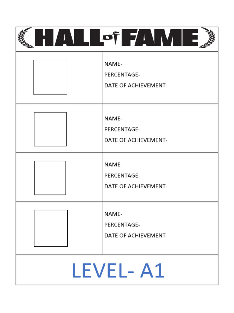 Hall of Fame | PDF