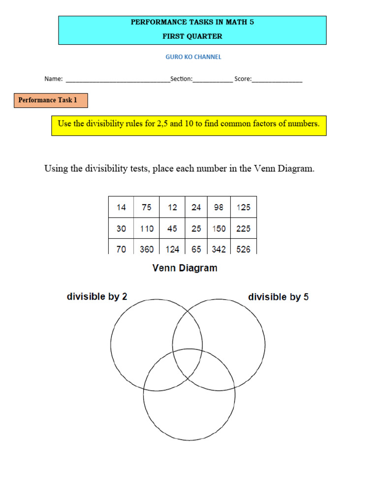Performance Task MAthematics | PDF Performance Task MAthematics | PDF
