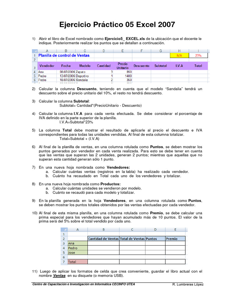 1 Ejpractico 5 Excel | PDF